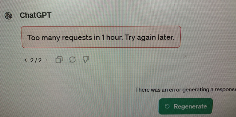 ChatGPT Plus报错：“Too many requests in 1 hour. Try again later” 如何解决？ – Ving 博客